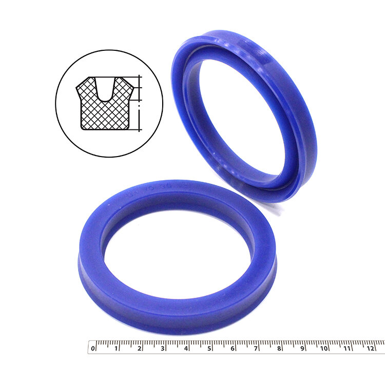 Манжета гидравлическая 70х90х12 (манжета цилиндра 90*70*12) тип UN PU (полиуретан)