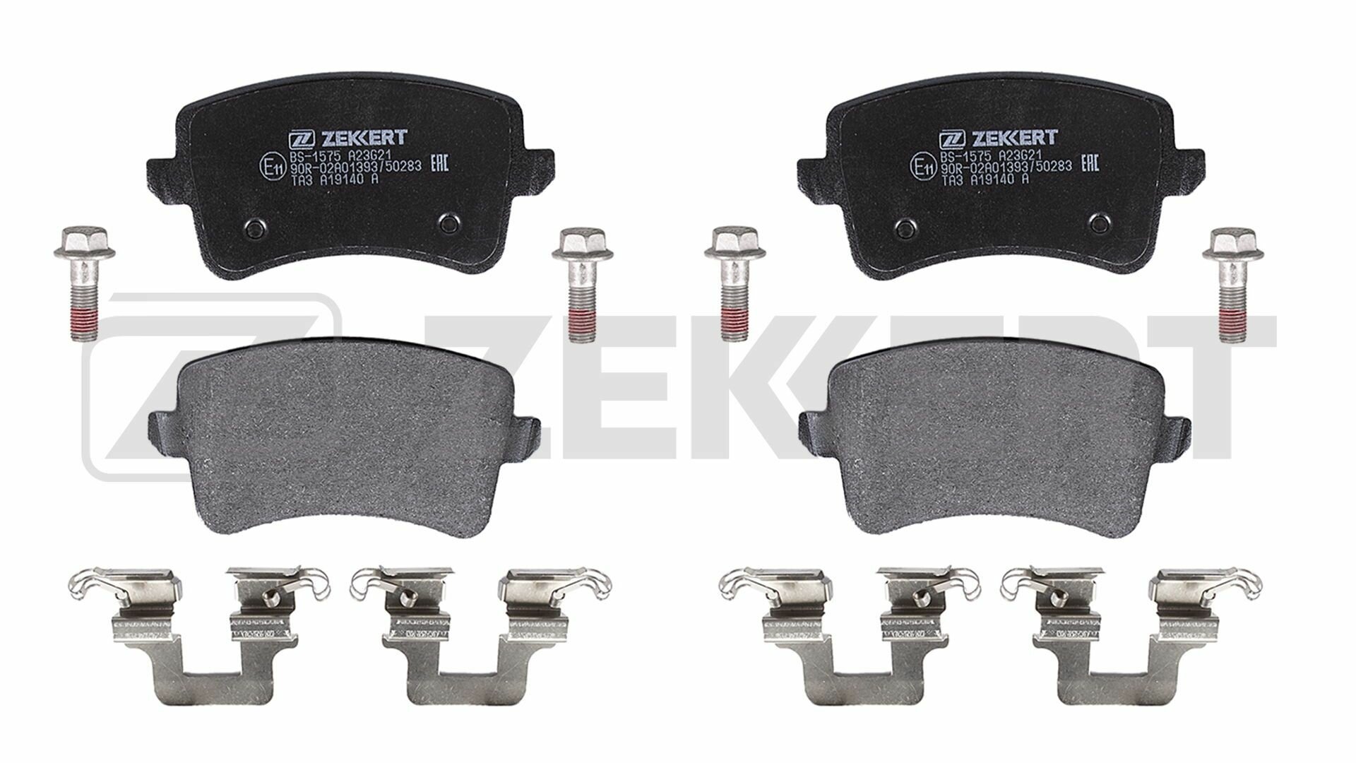 Колодки тормозные дисковые задние для Ауди A4 B8, Фора, Q5, Ван BS-1575 ZEKKERT