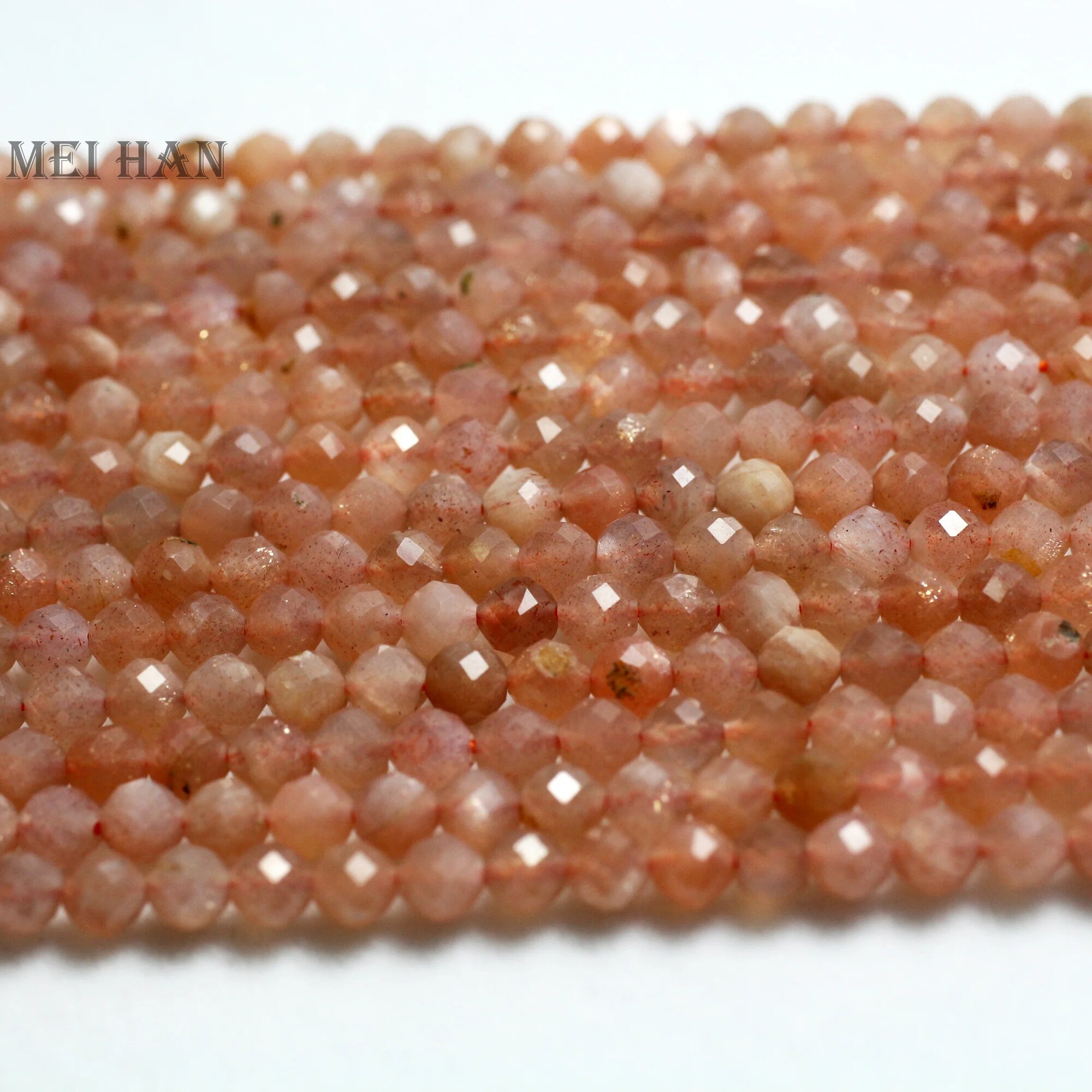 Prestyle gem оранжевые лунные бусины 4 мм