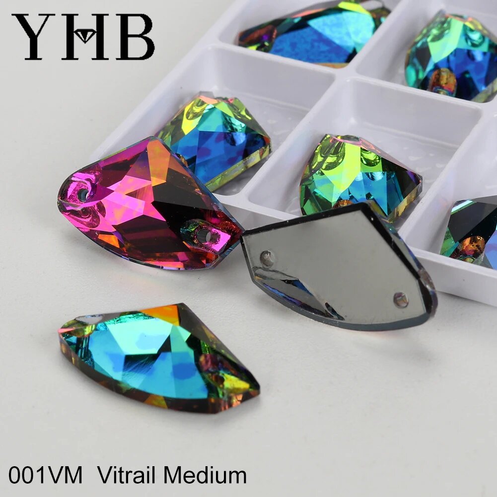 Стразы YHB Vitrail Medium, 17-27 мм, 12 шт