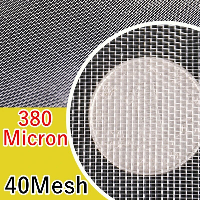 Нейлоновая сетка фильтрующая 40Mesh 380Micron, 1x5 м, Белый