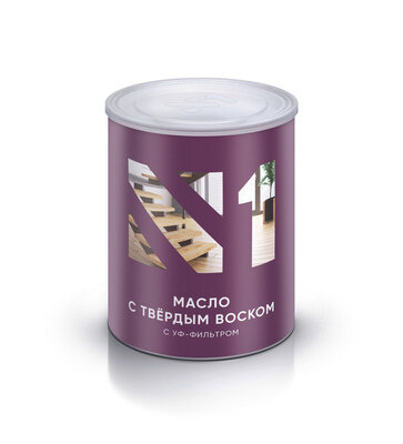 Масло с твёрдым воском с УФ-фильтром N 1