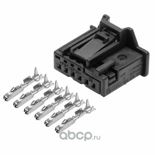 Разъем 6Q0972706 6-ти контактный мотора отопителя, заслонки отопителя VW Polo (Sed RUS) 2011 Cargen AX6566S