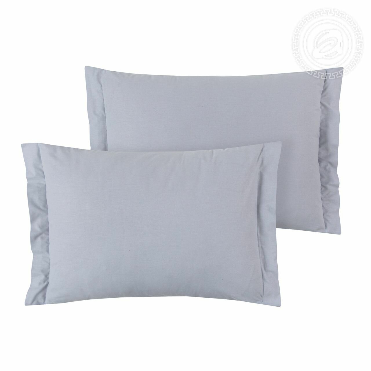 Набор наволочек с ушками поплин Платина 50х70 2 шт.