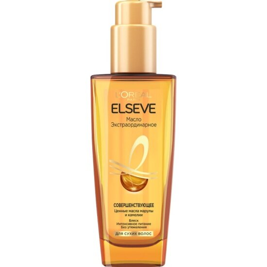 Масло для волос L'oreal Paris Elseve Экстраординарное, для сухих волос, 100 мл