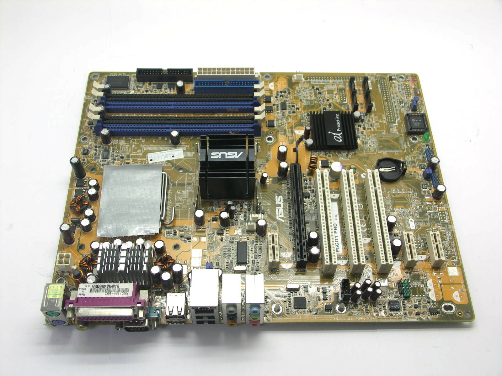 Материнская плата S-775 ASUS P5GD1 Pro, i915P/4xDDR/RAID/Sb/Lan/ATX