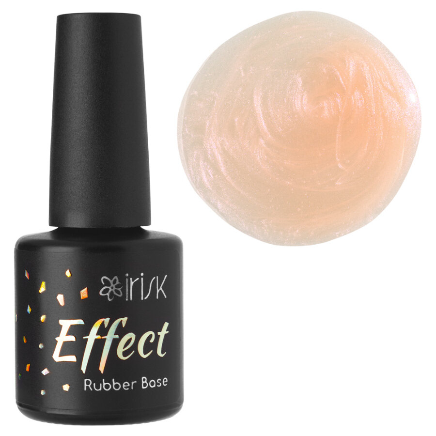 База для гель-лака IRISK Effect Rubber Base №08-Жемчужная Гербера, 10 мл