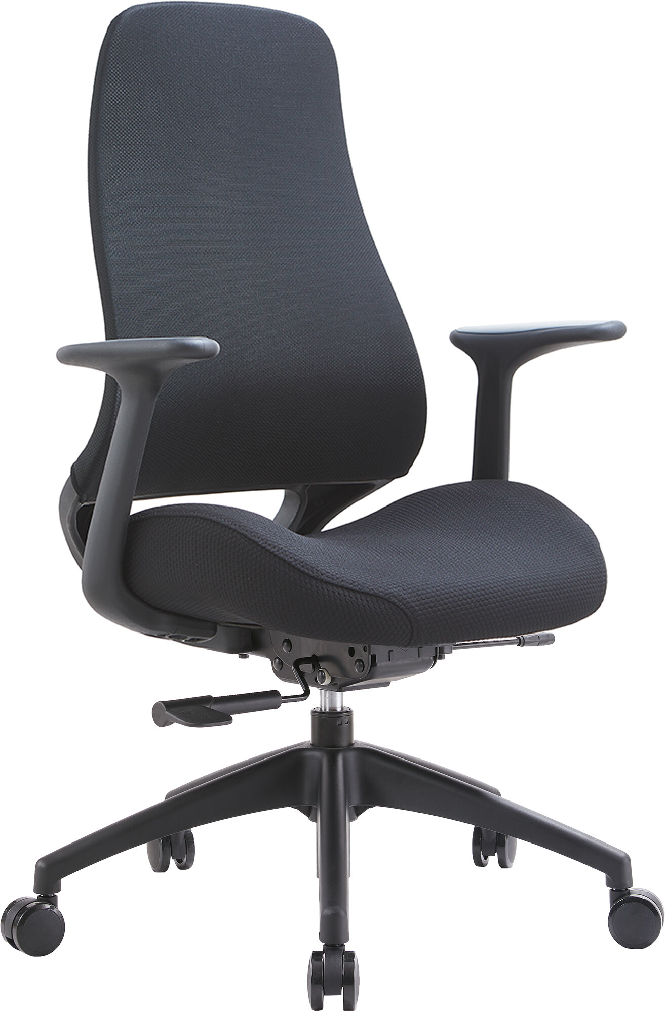 Операторское кресло Bug Everprof черный; ткань, металл, пластик; мягкое сиденье; с подлокотниками