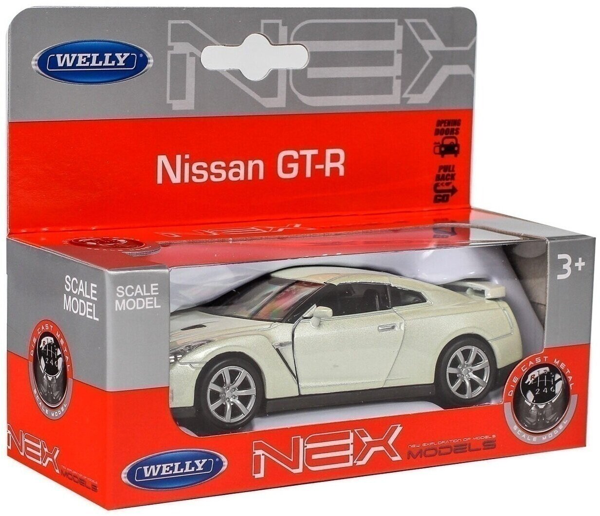 Игрушка модель машины Nissan GTR