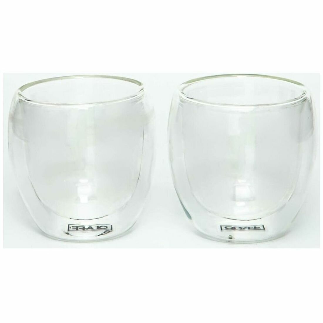 Набор стаканов 2 предмета 250мл (двойные стенки)