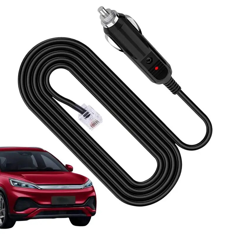 Автомобильный радар-детектор RJ11 2 м, кабель адаптера для Escort Passport 8500 X50 9500IX 7500IS, автомобильный светильник r, сменные соединительные кабели