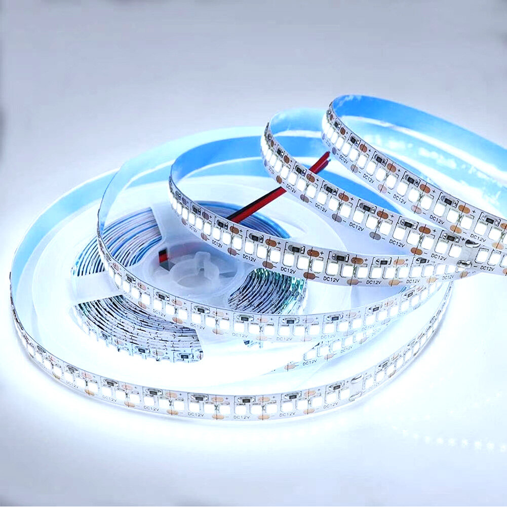 Светодиодная лента Apeyron 00-502, 24В, 20Вт/м, 6500К, smd2835, 1900 Лм/м, IP20, ширина подложки 8мм, длина 5м