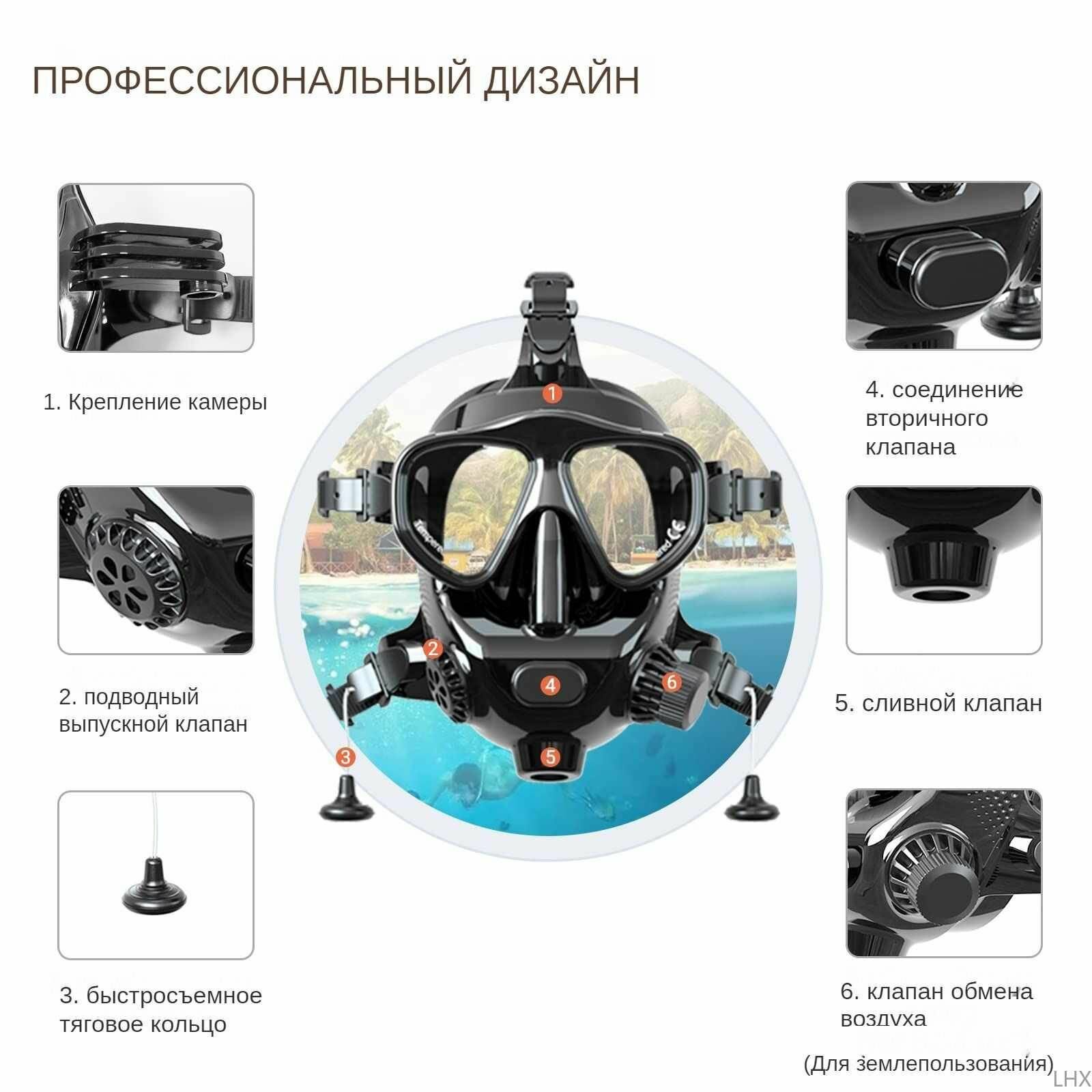 Маска для дайвинга — фото 1