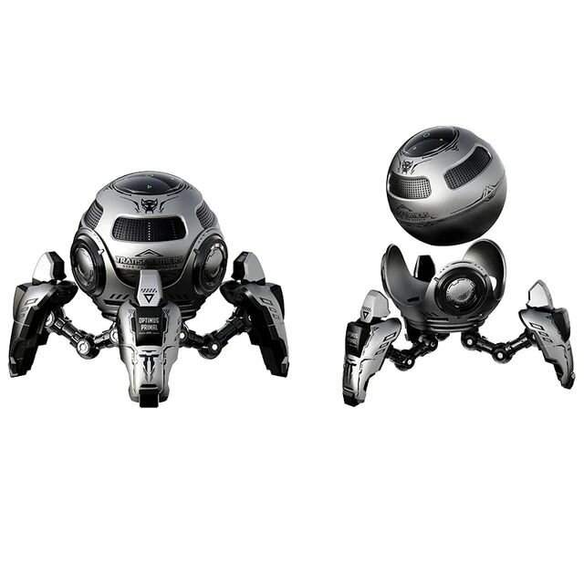 Беспроводная портативная колонка с подставкой TRANSFORMERS, музыкальный плеер TF-Y17 PRO / серый цвет