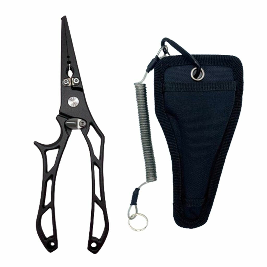 Многофункциональные рыболовные плоскогубцы с чехлом и шнурком
