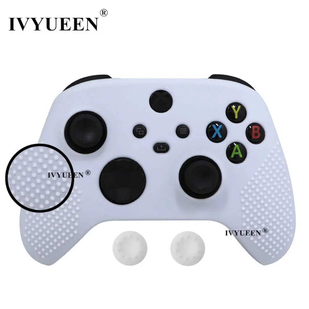 Защитный силиконовый чехол IVYUEEN для контроллера Xbox Series X S White