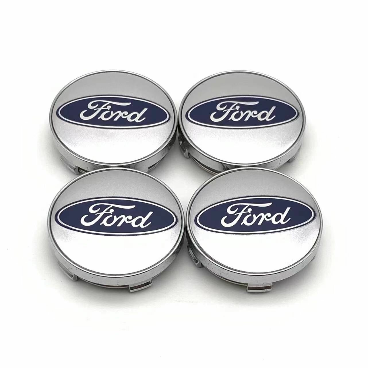 Колпачки заглушки на литые диски Ford 60/56/10 мм, 4 шт. На диск Форд влезут.