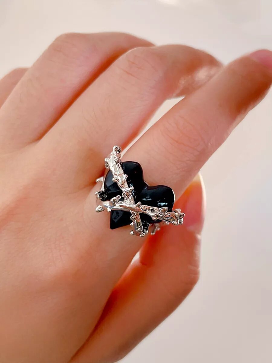 Кольцо, искусственный камень