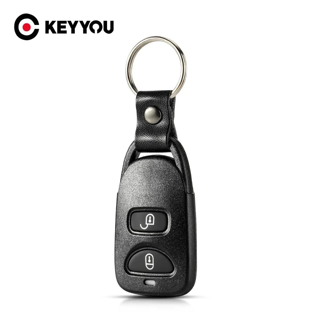 KEYYOU для Hyundai Accent Santa Fe Tucson 3 2 + 1 кнопка запуска автомобиля без ключа дистанционный ключ оболочка брелок KIA SOUL