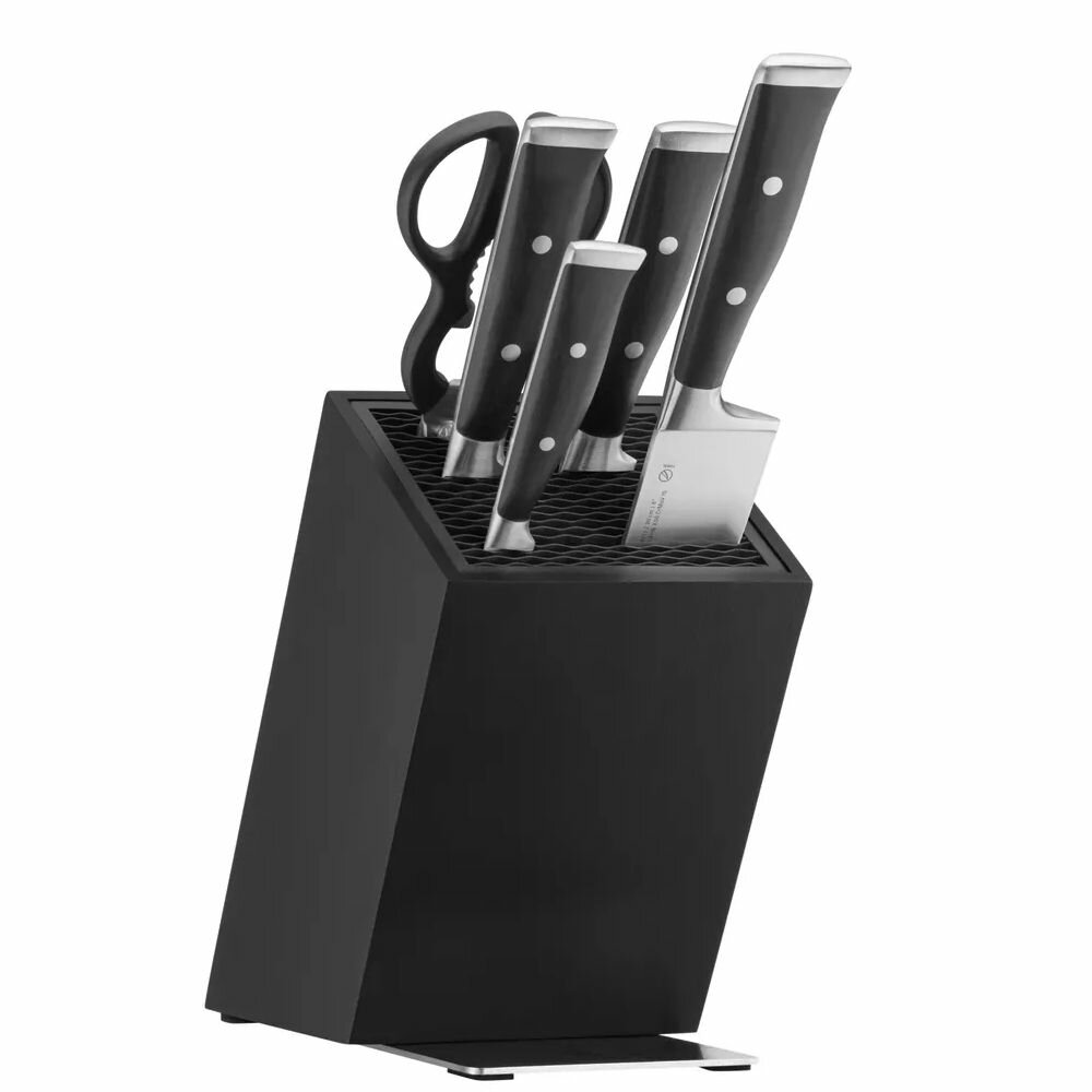 Набор ножей с блоком Grand Class WMF 6 предметов чёрный