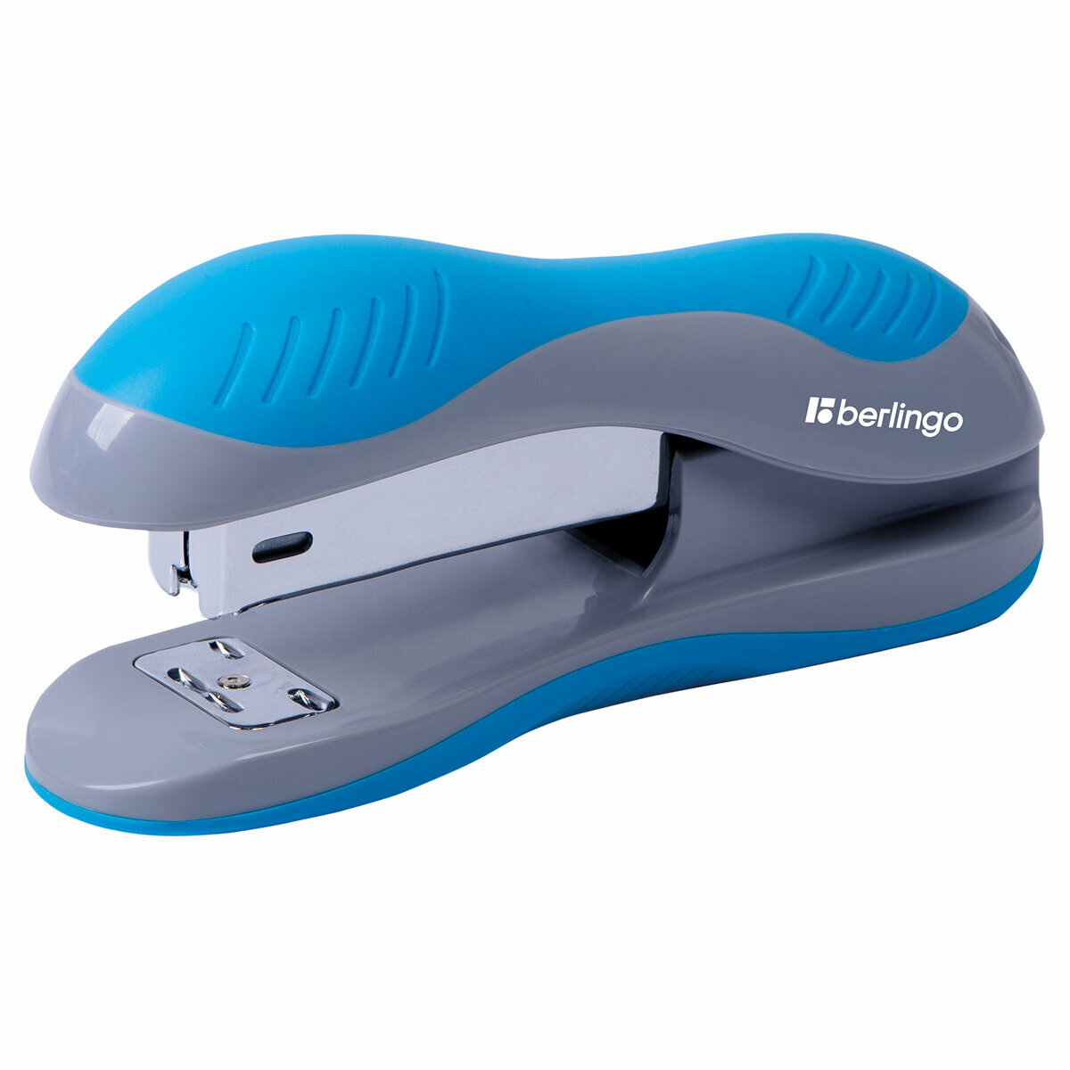 Степлер №24/6, 26/6 Berlingo "Office Soft" до 25л, пластиковый корпус, ассорти