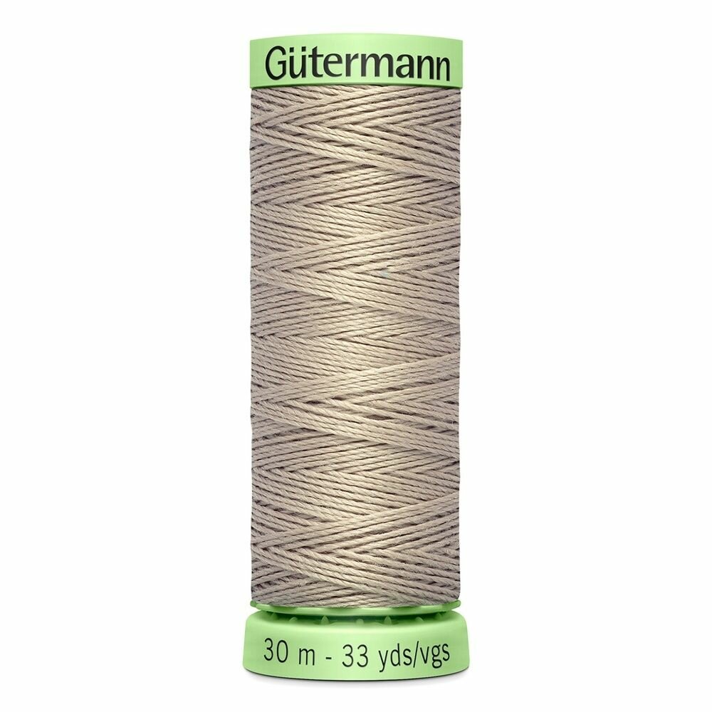 Декоративная нить Gutermann Top Stitch 30/30 м для декоративной отстрочки, 100% полиэстер, цвет 854 пастельно-болотный, 5 шт (3)