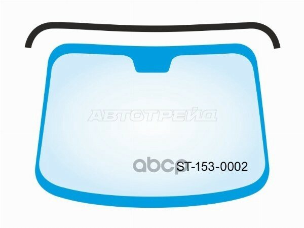 Молдинг лобового стекла (Сверху) Toyota Land Cruiser Prado (J120) 02-09 / Lexus GX 02-09 Sat арт. ST-153-0002