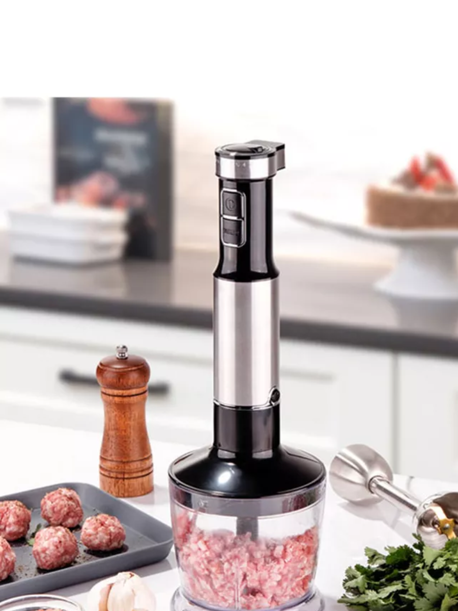 Блендер Bakare HB-2075, погружной, 1000Вт, 12 скоростей, черный