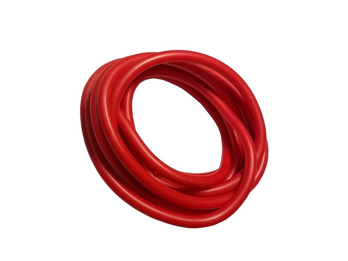 Провод высоковольтный силиконовый ф 5 красный метражом