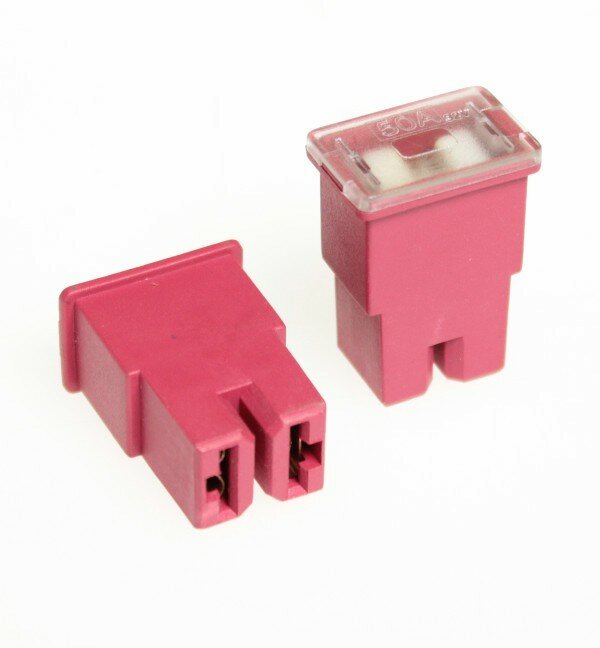 Предохранитель для ином. W228-F картриджный гнездовой станд. (кор. нож.) 50A (19,7x12,8мм, h31)