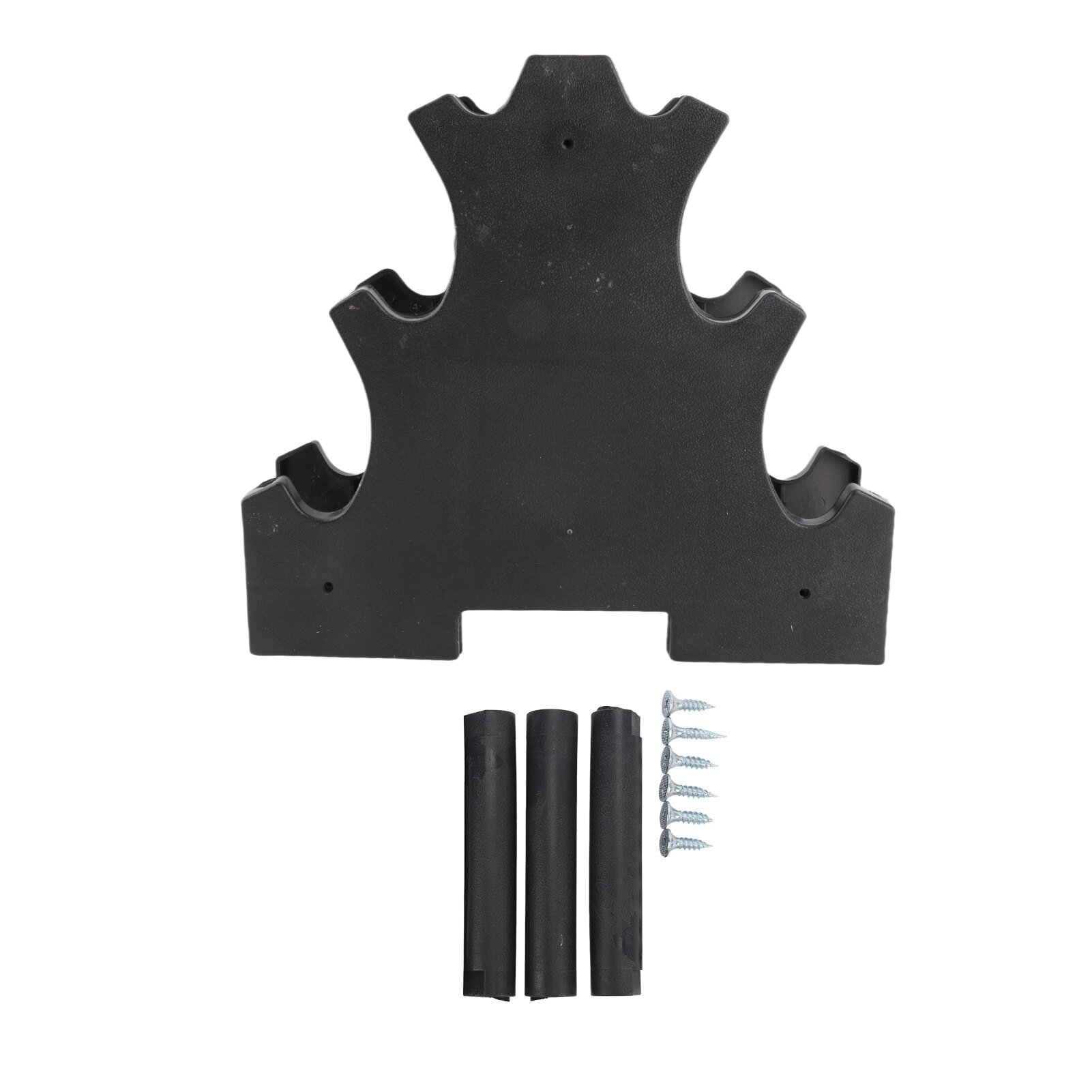 Компактная 3-ярусная стойка для гантелей для домашнего спортзала, простая сборка.