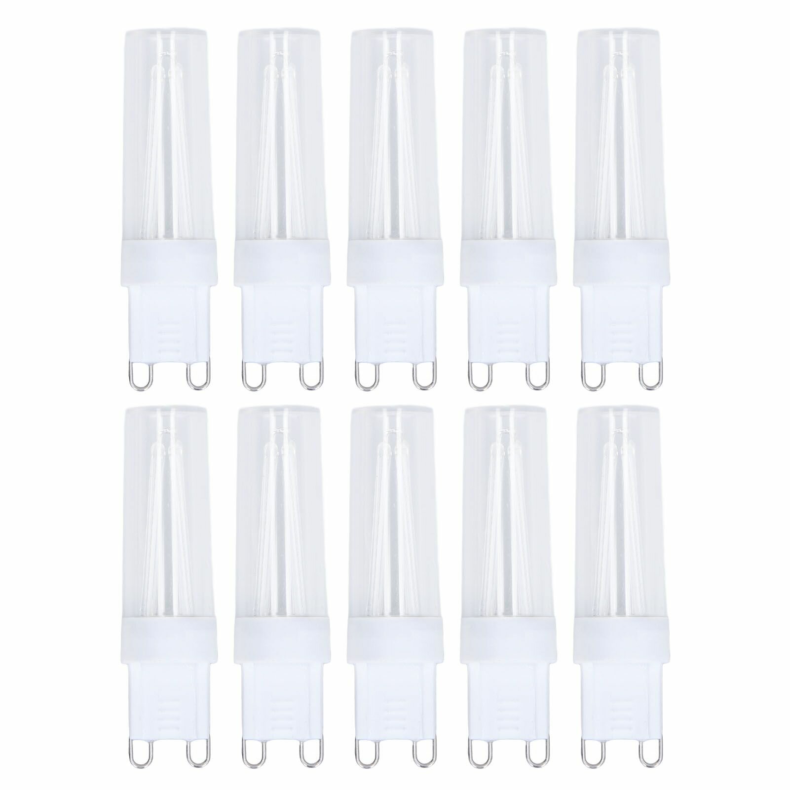 10 шт. синие светодиодные лампы G9 500 лм 3 Вт 220 В энергосберегающая замена для настольной лампы люстры, небольшой размер, простая установка