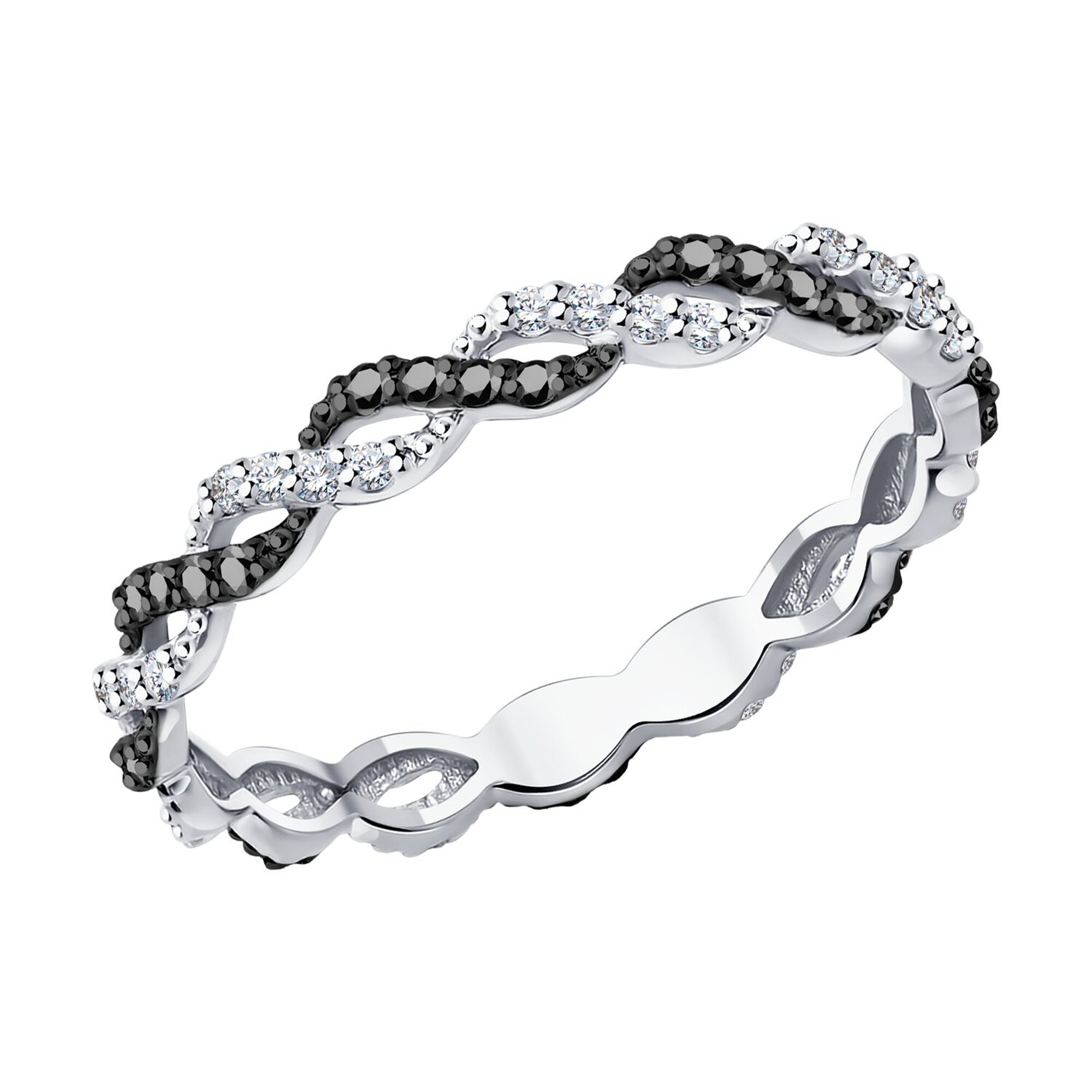 Кольцо, белое золото, 585 проба, бриллиант