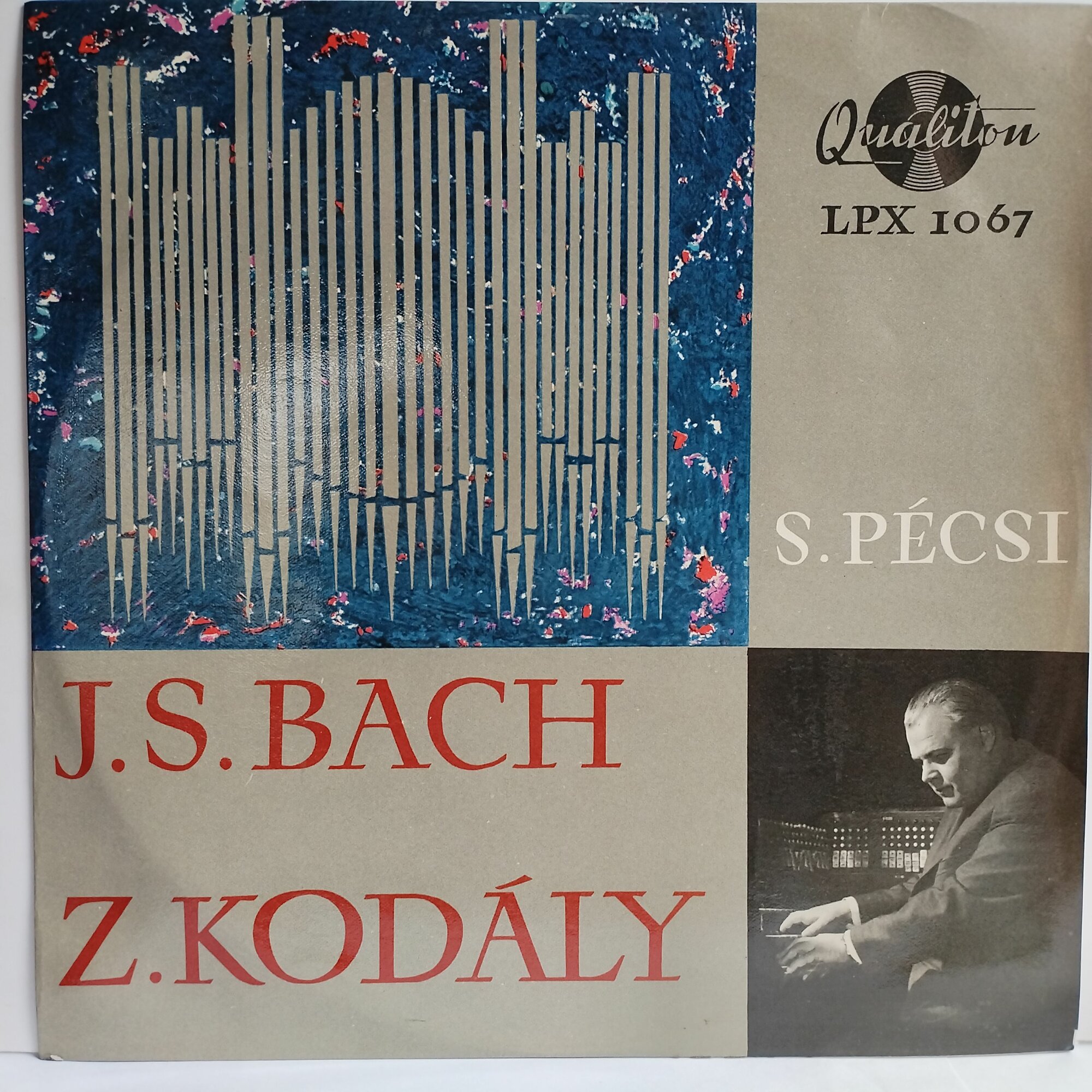 J. S. Bach / Z. Koday - BWV 531, BWV 767, Missa Brevis For Organ (1LP Qualiton, Венгрия, M/NM)
