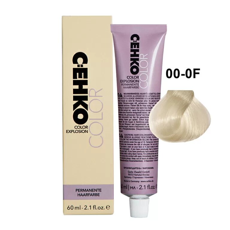 C: EHKO Color Explosion 00/0F Крем-краска для волос 00/0F 60 мл