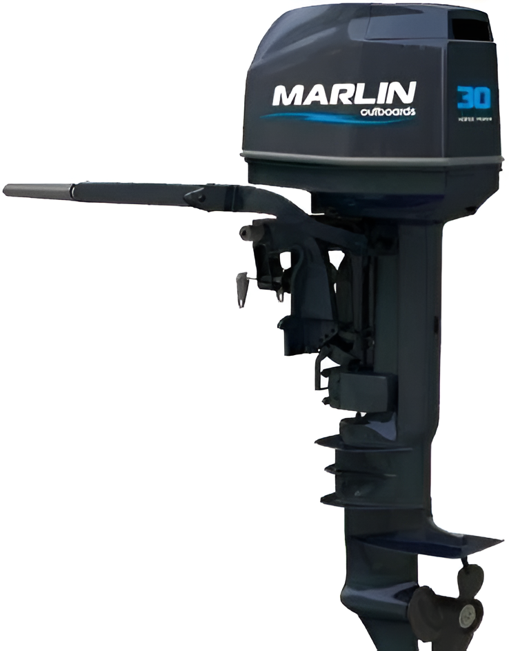 Лодочный мотор MARLIN MP 30 AMHS, 30 л. с, бензиновый, ручной запуск