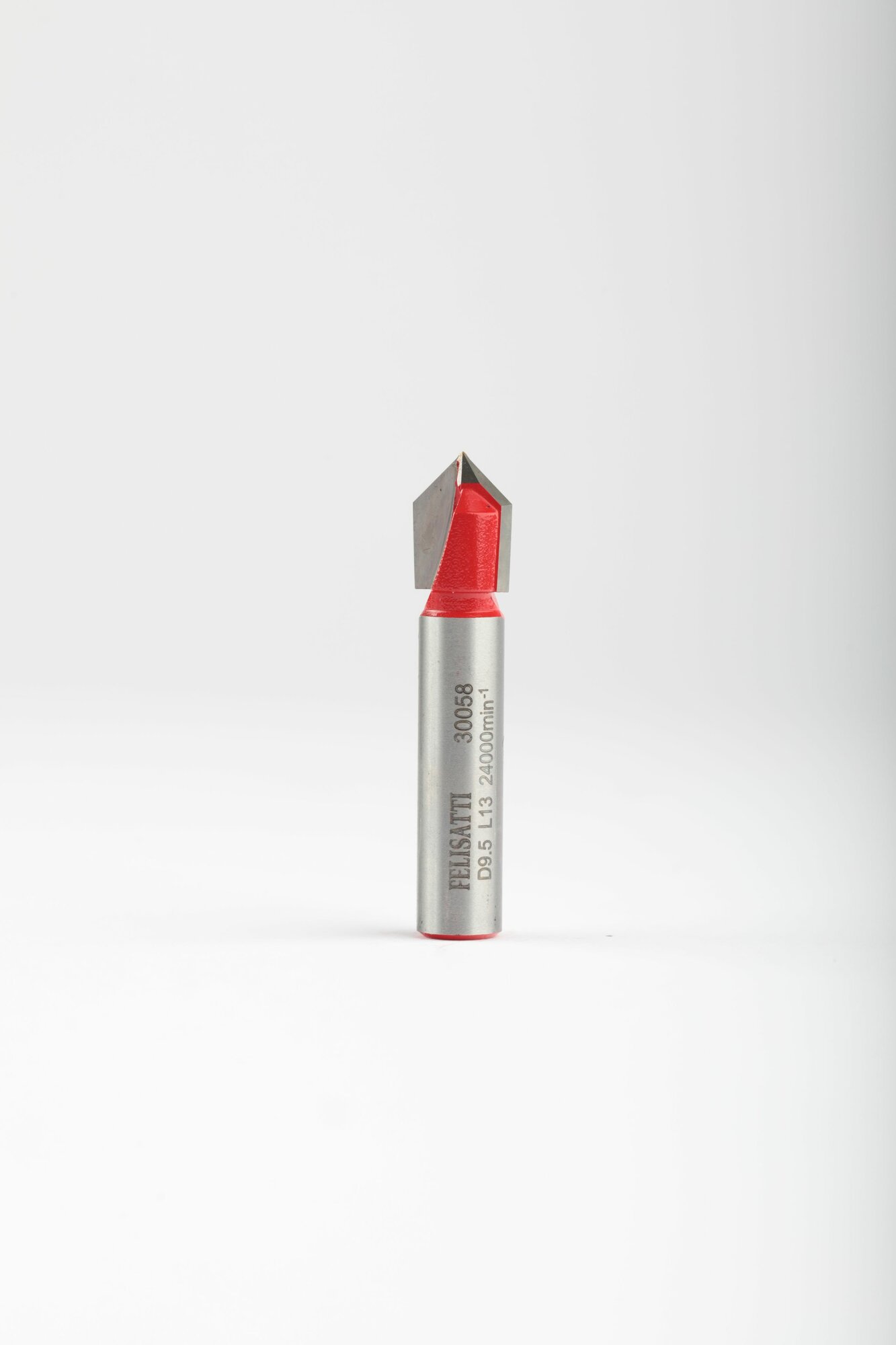 Фреза пазовая гальтельная V-образ.90 V-обр. ф9.5, 90, хв. 8мм Felisatti