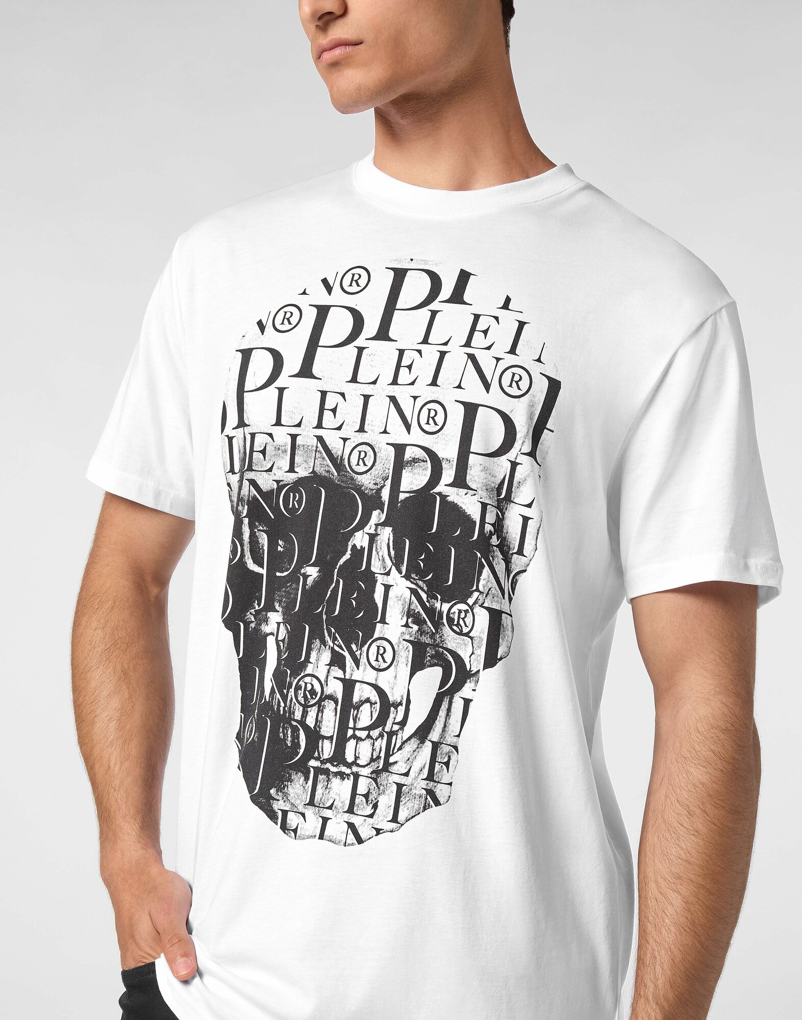 Футболка спортивная PHILIPP PLEIN, размер 58, белый — фото 1