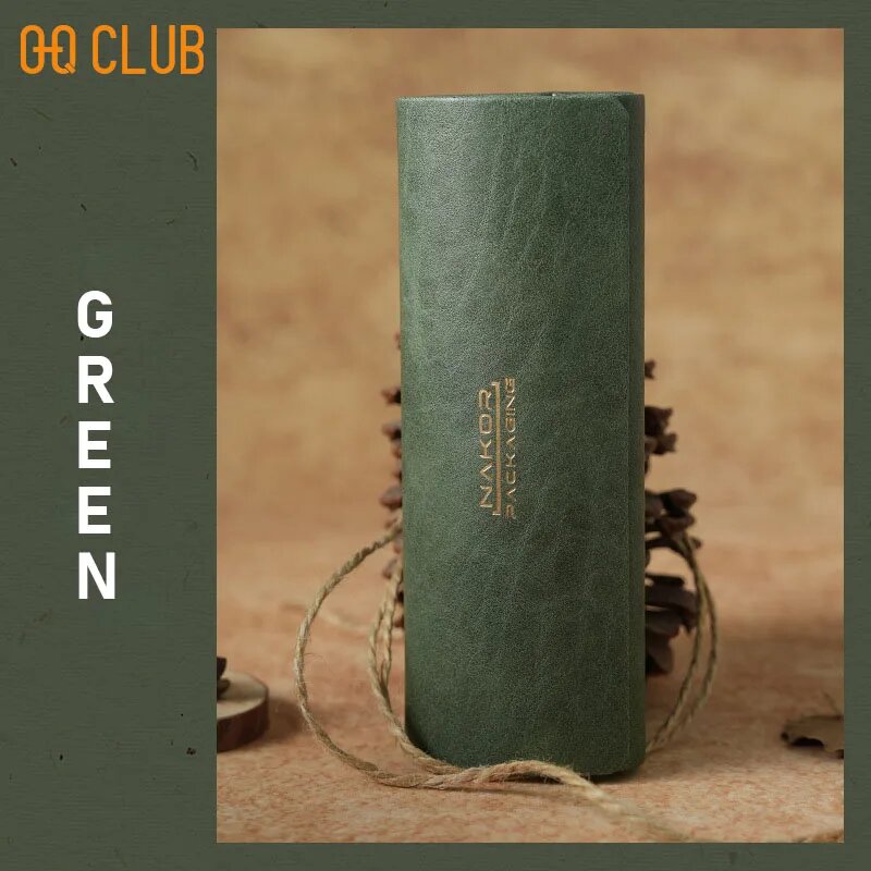Зеленый чехол для очков O-Q CLUB GREEN