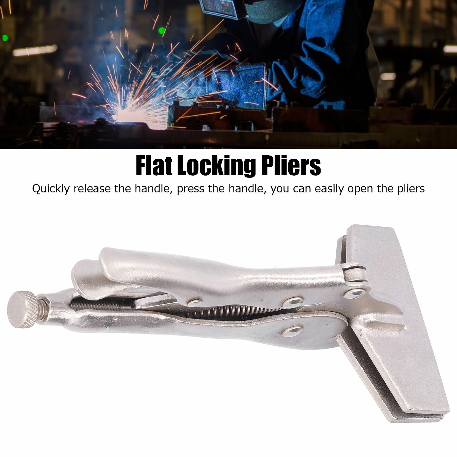 Плоские фиксирующие плоскогубцы Стальные регулируемые