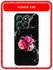 Чехол на Honor X8B / Хонор X8B с принтом "Букет на черном мраморе"