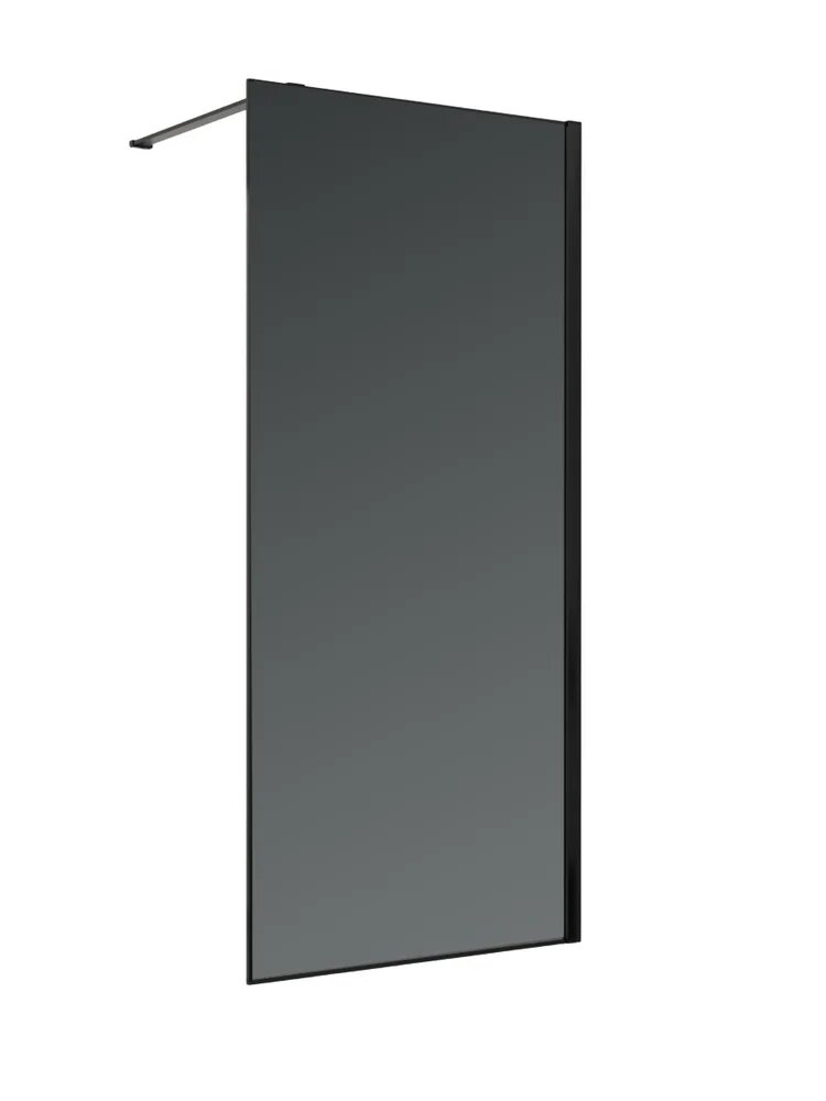 Душевая перегородка Vincea Walk-in HS VSW-1HS100GFB 100 см, стеклянная, черная