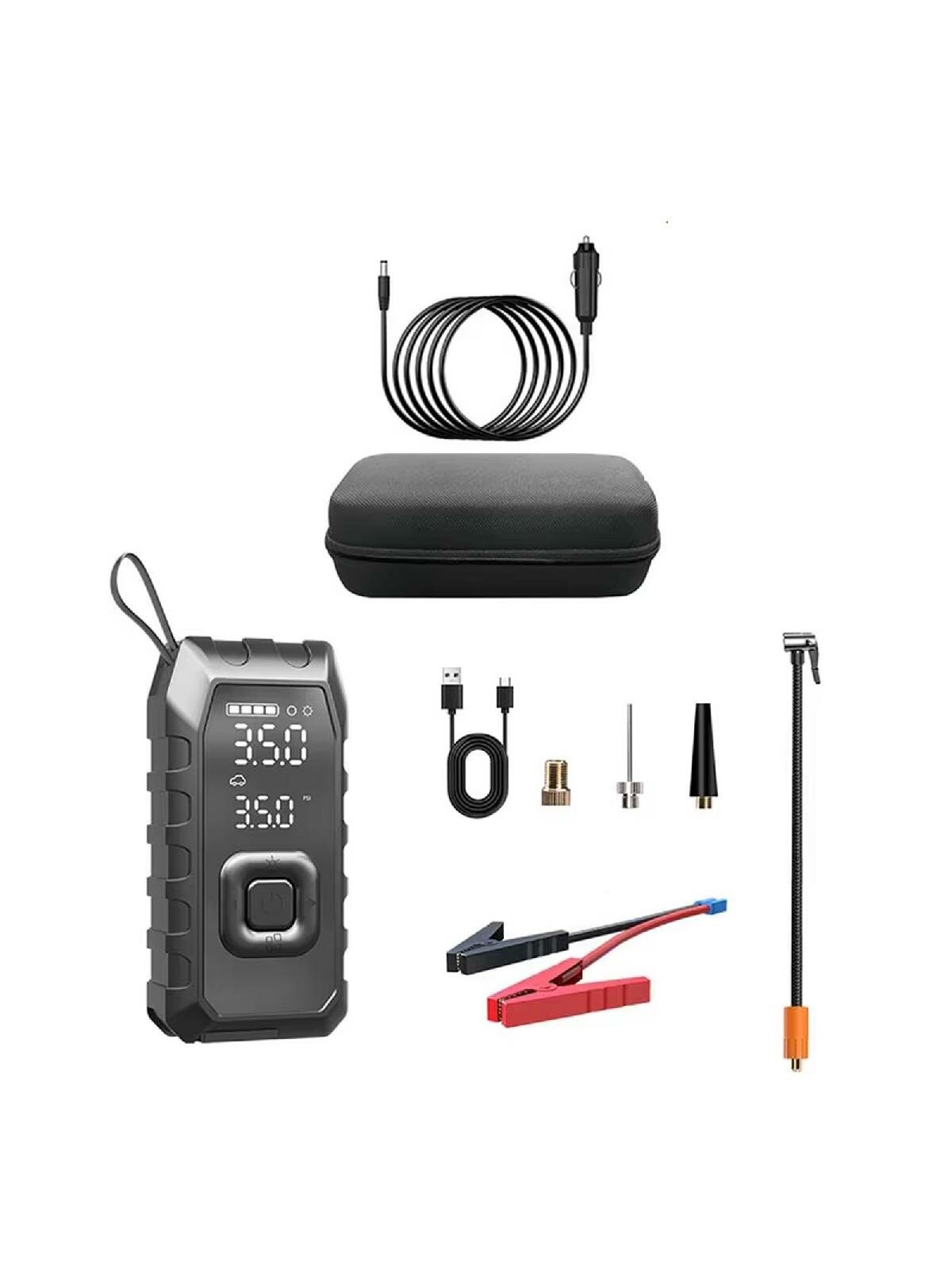 Двухтрубный Автомобильный Воздушный Конденсатор 150PSI Для Накачки Шин Crisis Jumpstarter 1500A