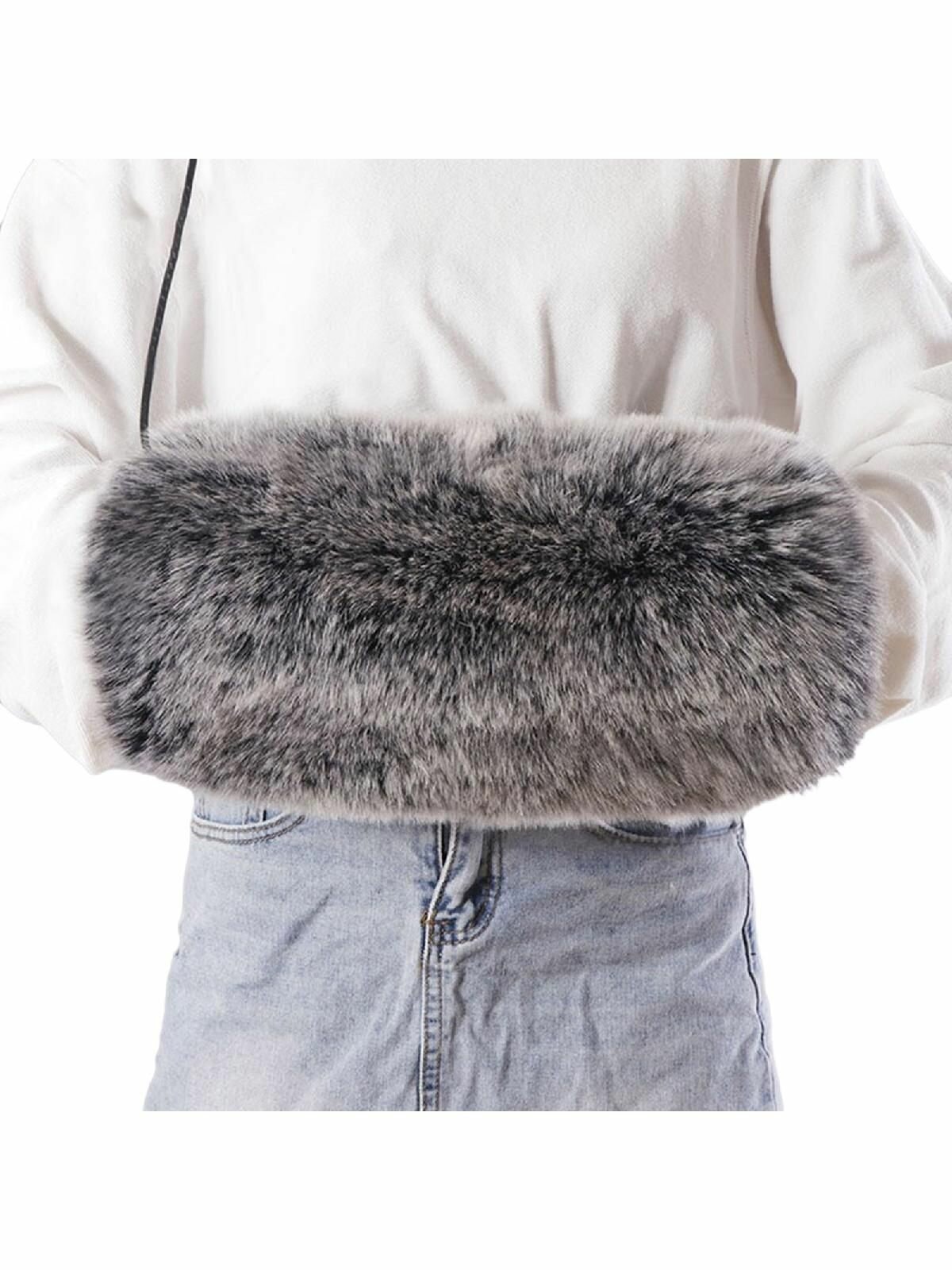 Теплая муфта для рук, Черный нефрит