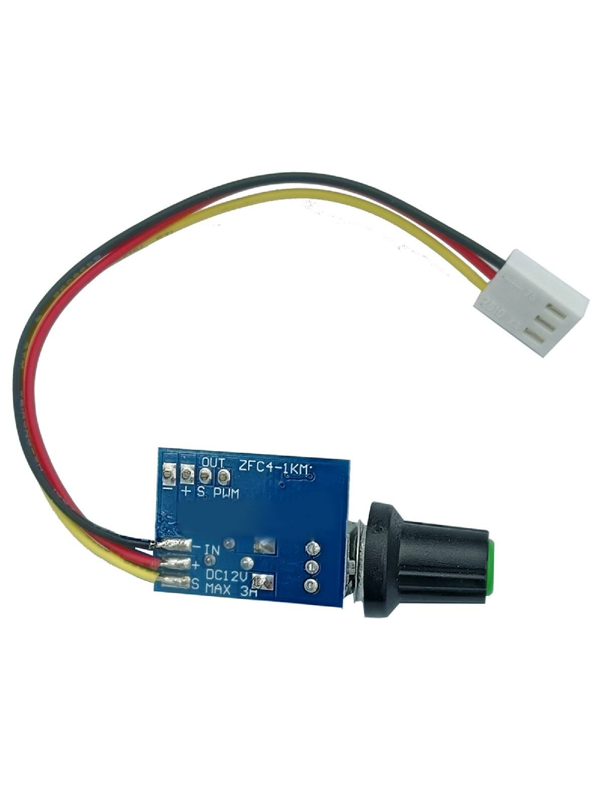 Ручной четырехпроводной ШИМ-регулятор скорости вентилятора с переключателем со штекерной линией 3P