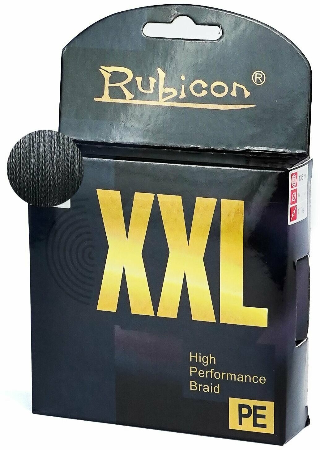 Плетеный шнур для рыбалки XXL 135 м black, 0,14mm