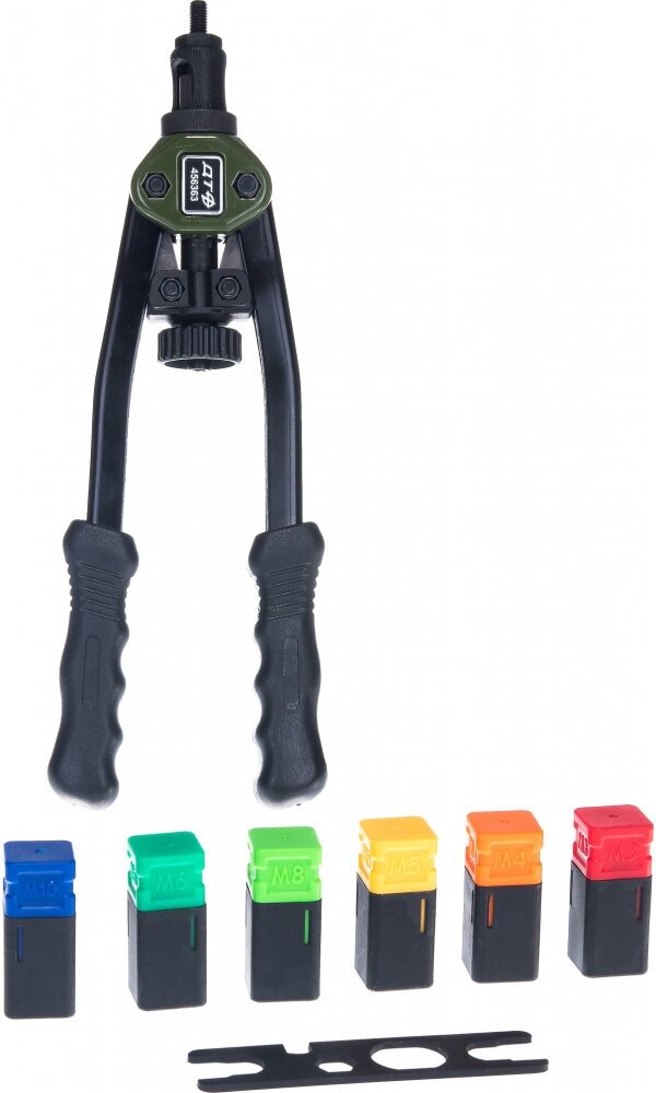 Двуручный заклепочник для резьбовых заклепок M3-M10 Дело Техники 456363