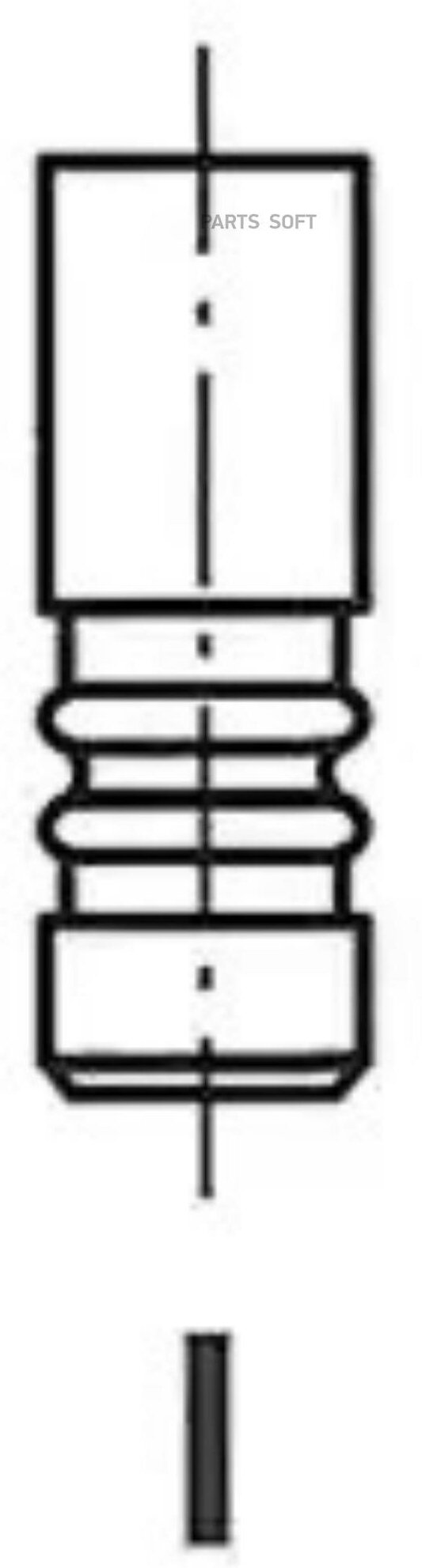 Клапан двигателя выпускной FORD SCORPIO, SIERRA 2.0 85- d=0.2mm [36x8.2x110.5] FRECCIA R4052/RCR | цена за 1 шт
