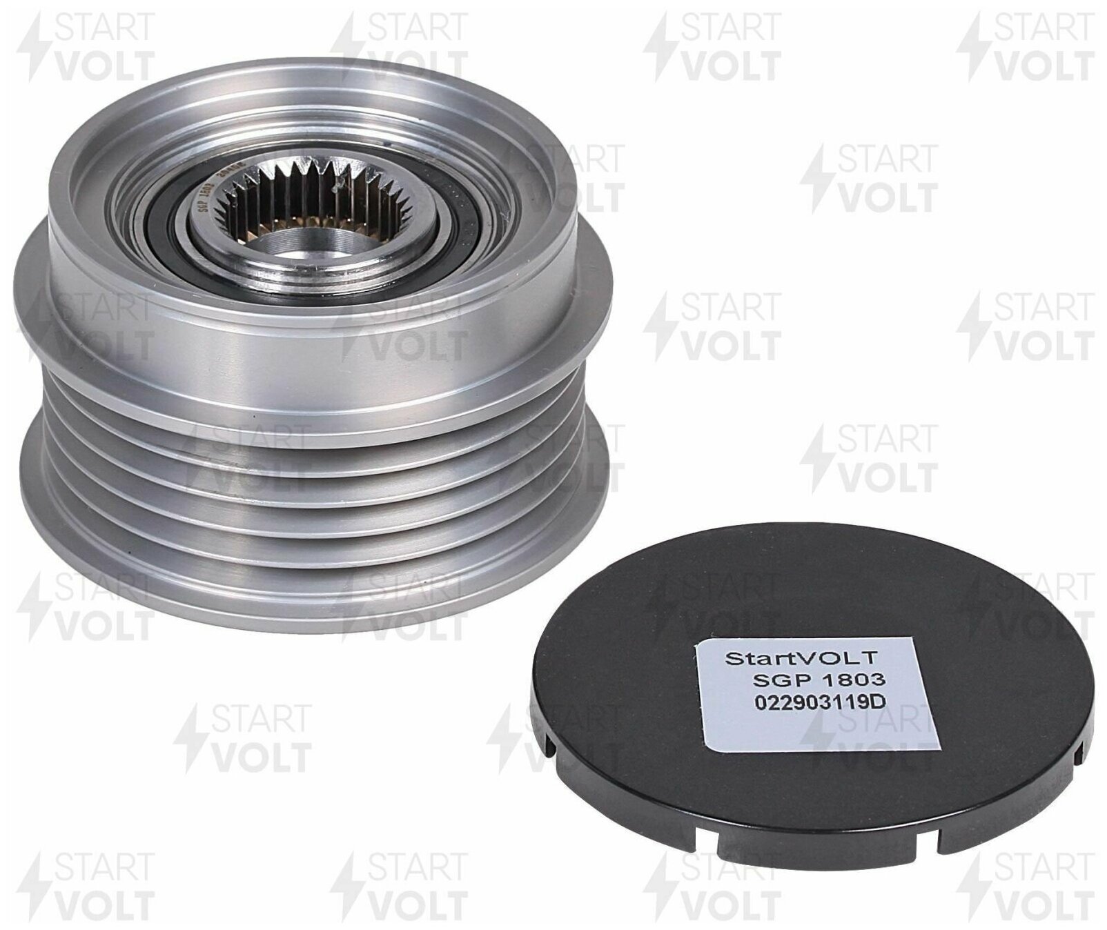 Шкив с обгонной муфтой генер. для а/м VAG Passat B5 (96-)/A4 (94-) 1.6i/1.8T (SGP 1803), STARTVOLT SGP1803