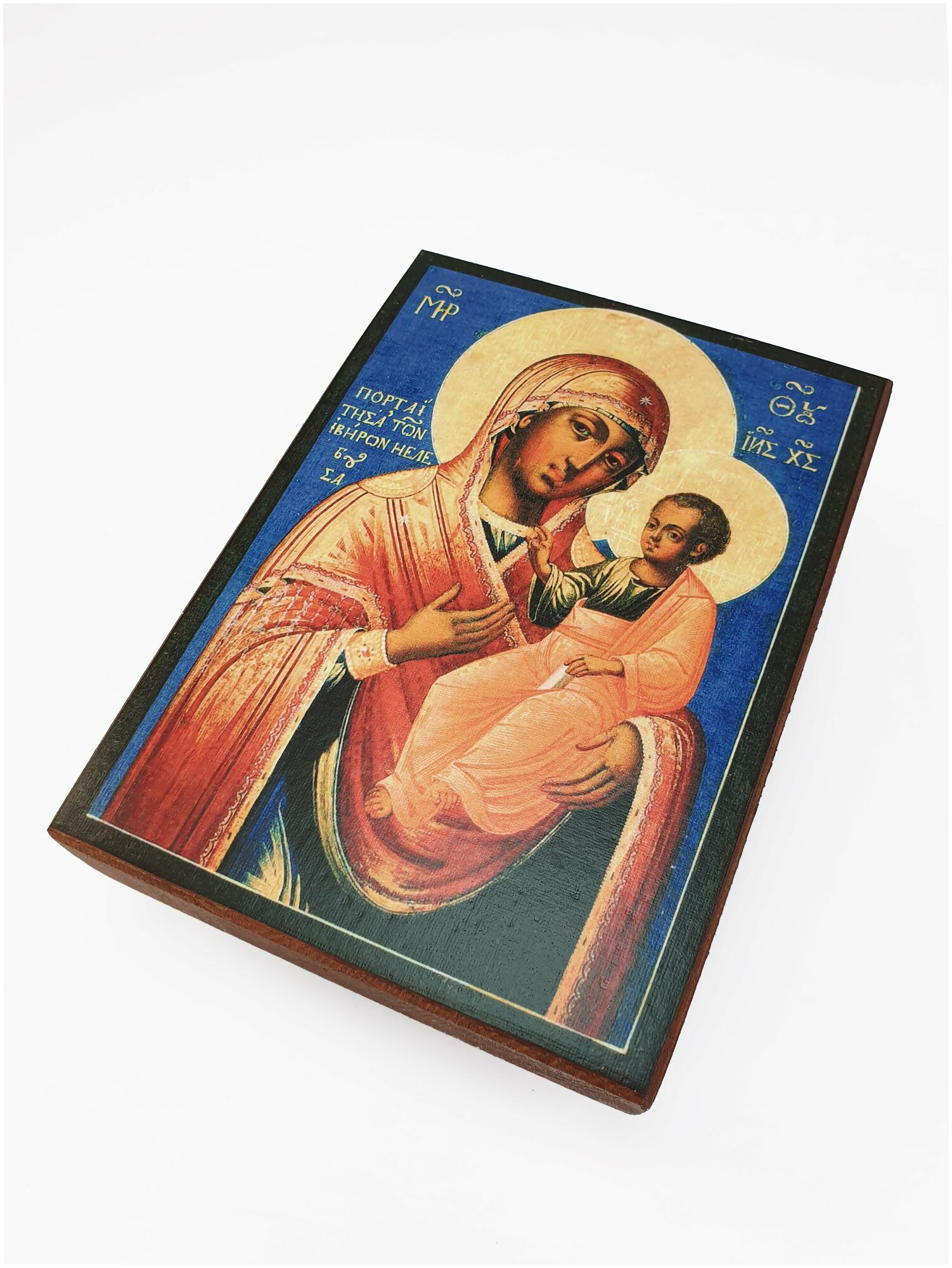 Икона "Божия матерь Иверская", размер иконы - 15x18